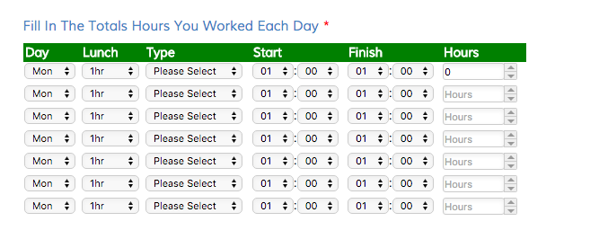 Showing different static text in each row at the start of Configurable List rows